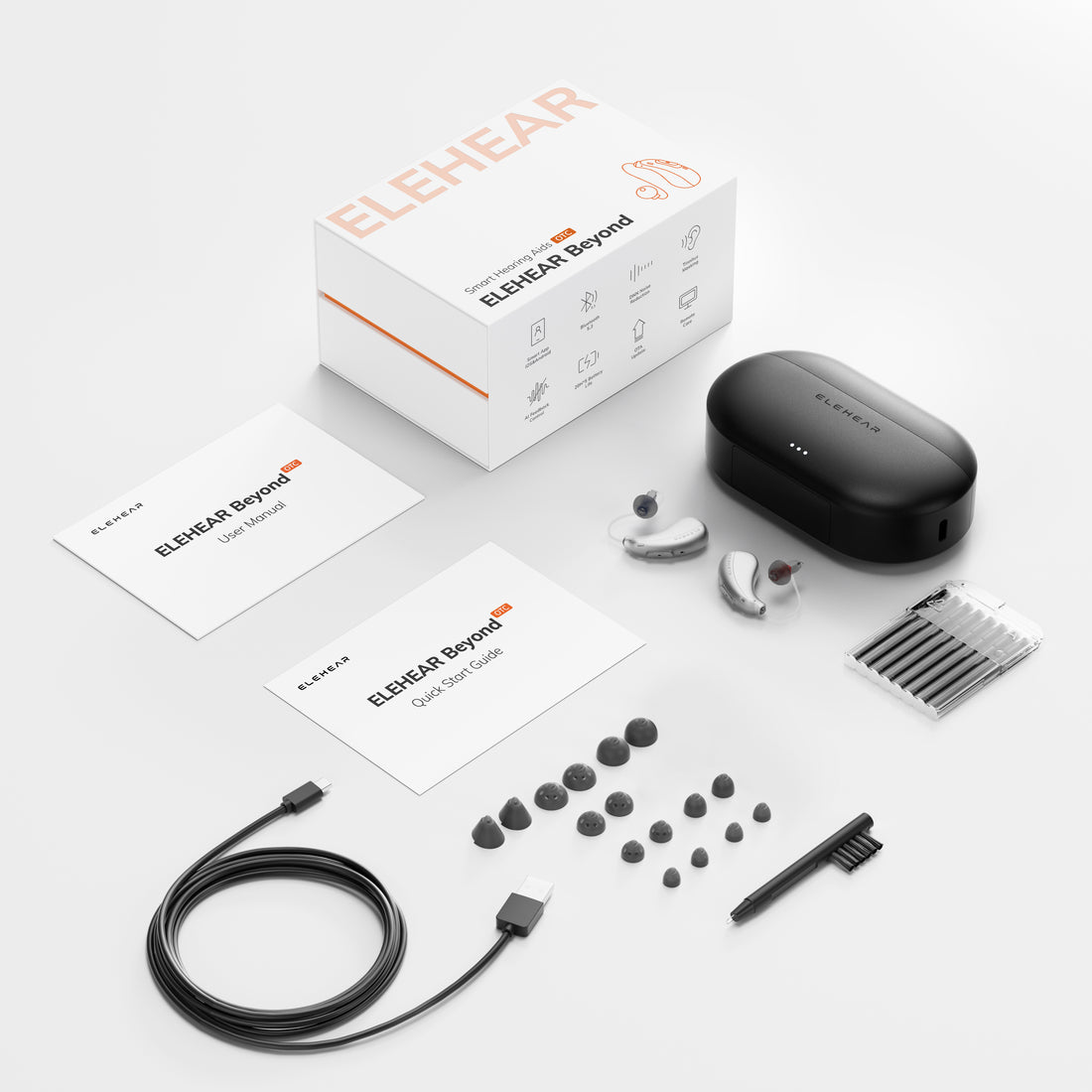 ELEHEAR Beyond - AI OTC Hearing Aids With Noise Reduction